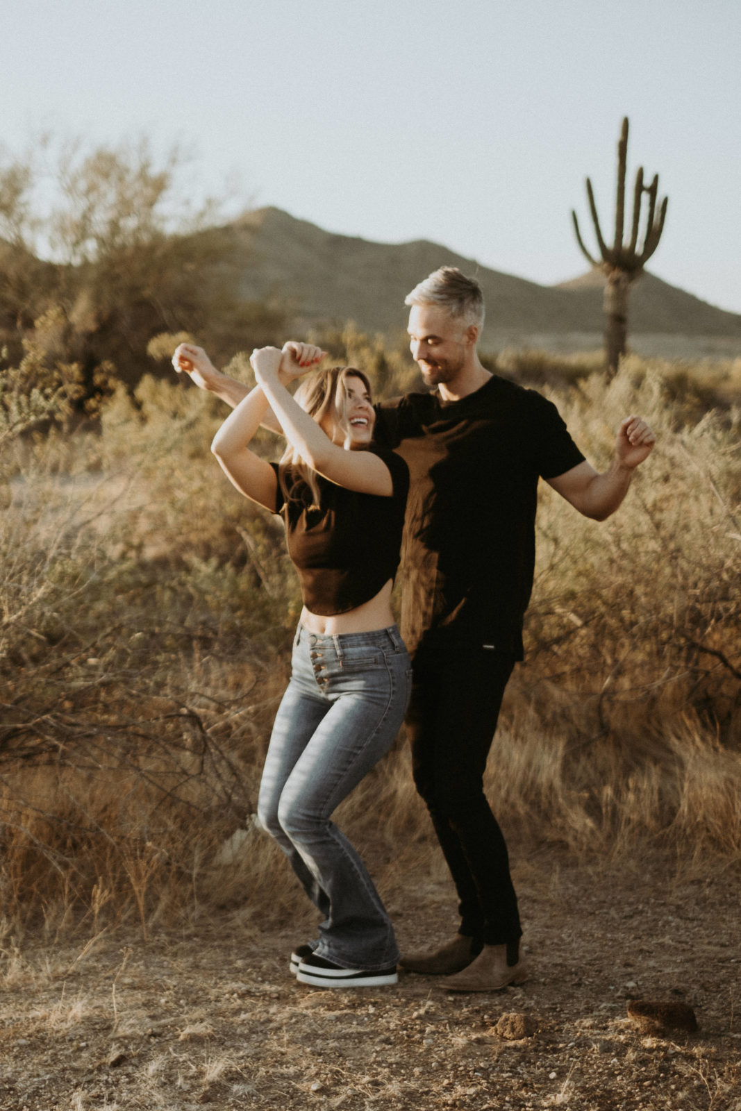 Couple's Sunrise Desert Shoot | Annette Ambrose Photography